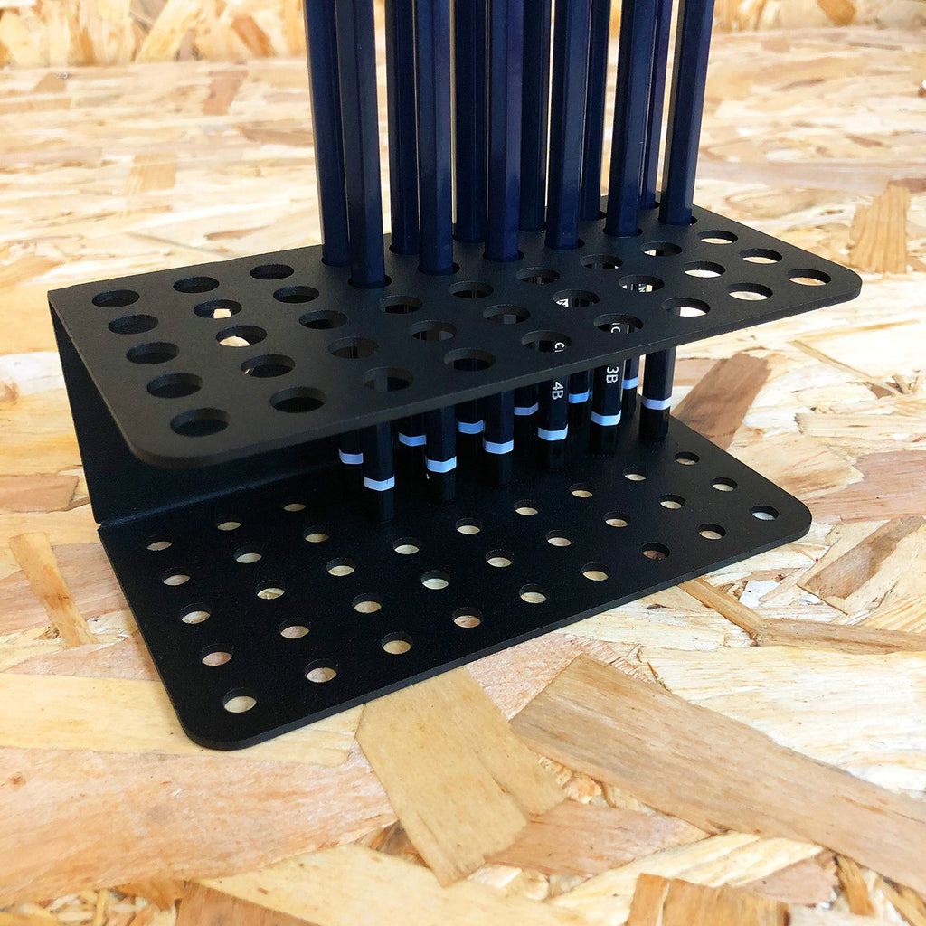 Desktop Pencil Holder - Wall Mountable - Holds 45 Pencils