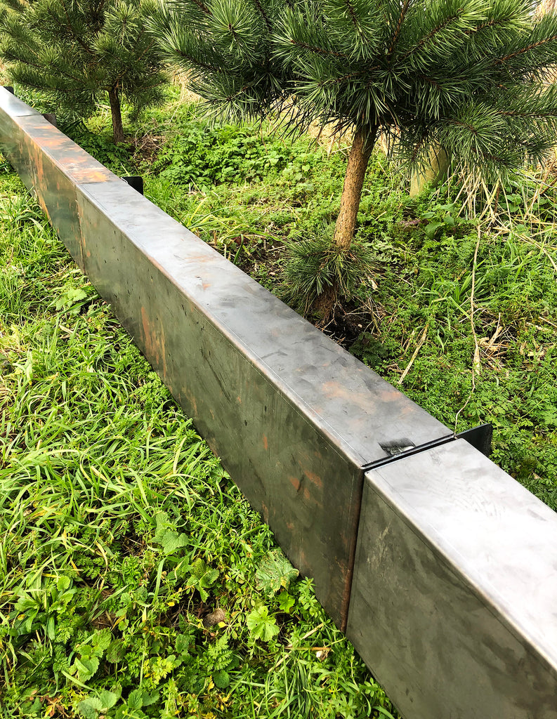 Steel Railway Sleepers | Alternative to Timber Sleeper | Rustic Look