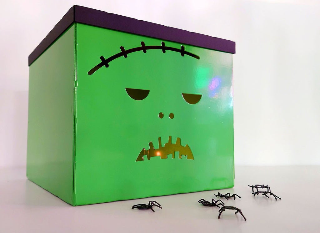 Halloween Box - Storage Box - Candle Box - Frankenstein