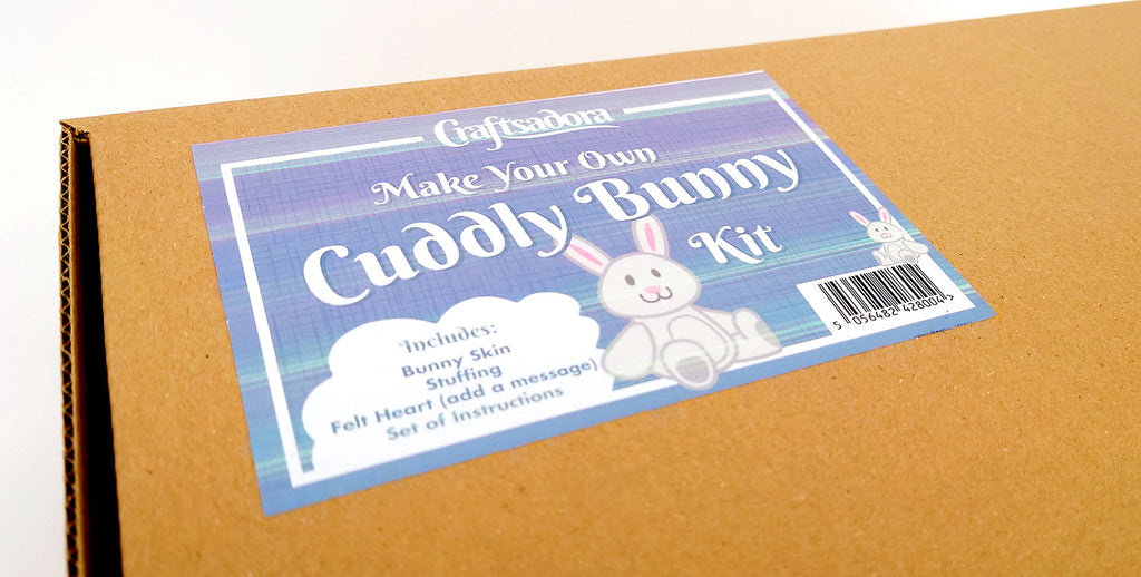 Make Your Own Cuddly Toy Kit - Cuddly Bunny - Craftsadora