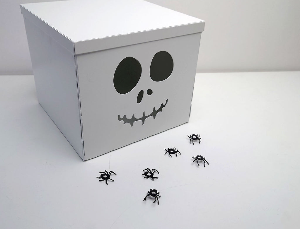 Halloween Box - Storage Box - Candle Box - Spooky Skeleton