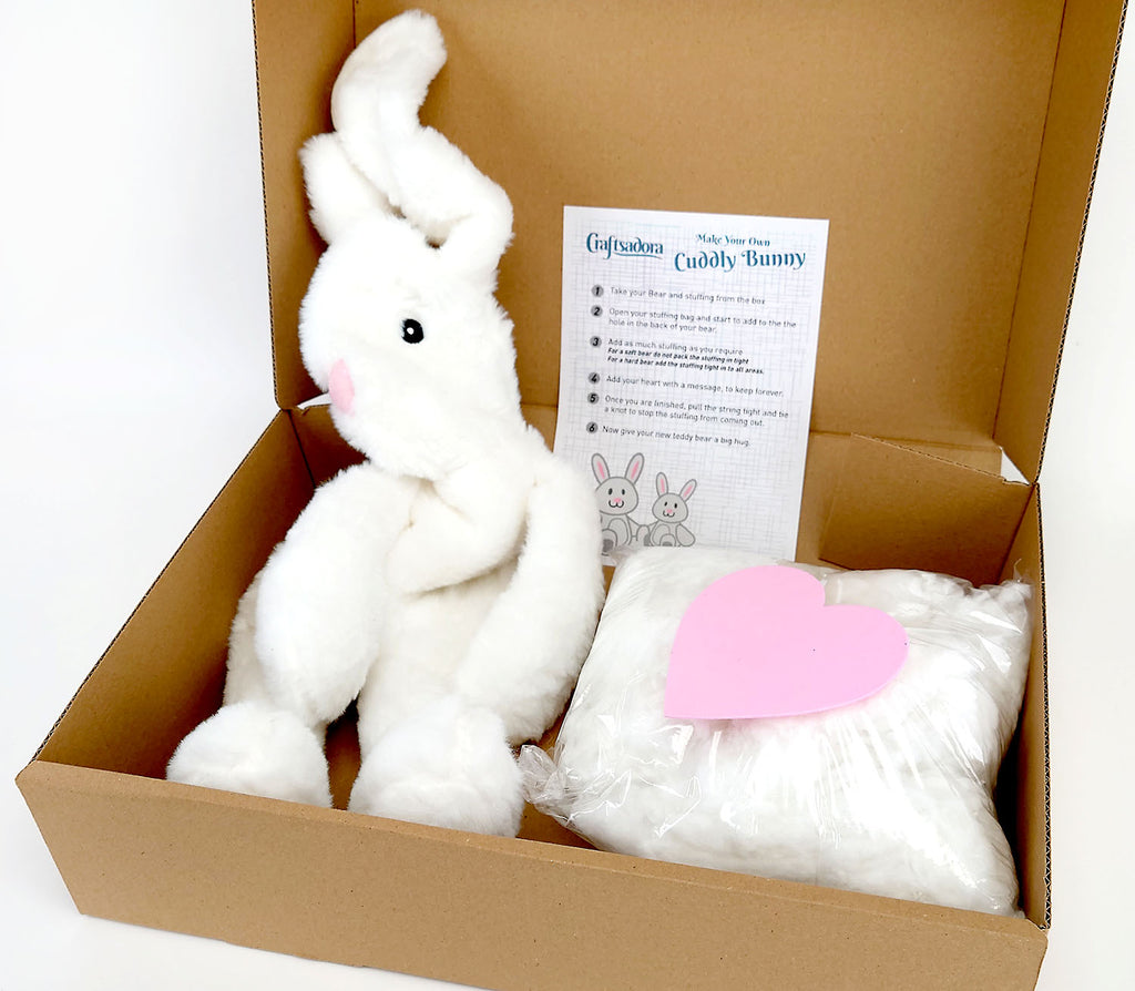 Make Your Own Cuddly Toy Kit - Cuddly Bunny - Craftsadora