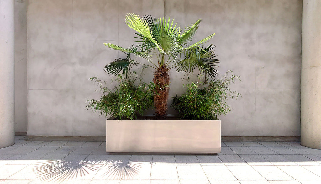 Stainless Steel Planter Trough | Commercial Grade, Made in UK