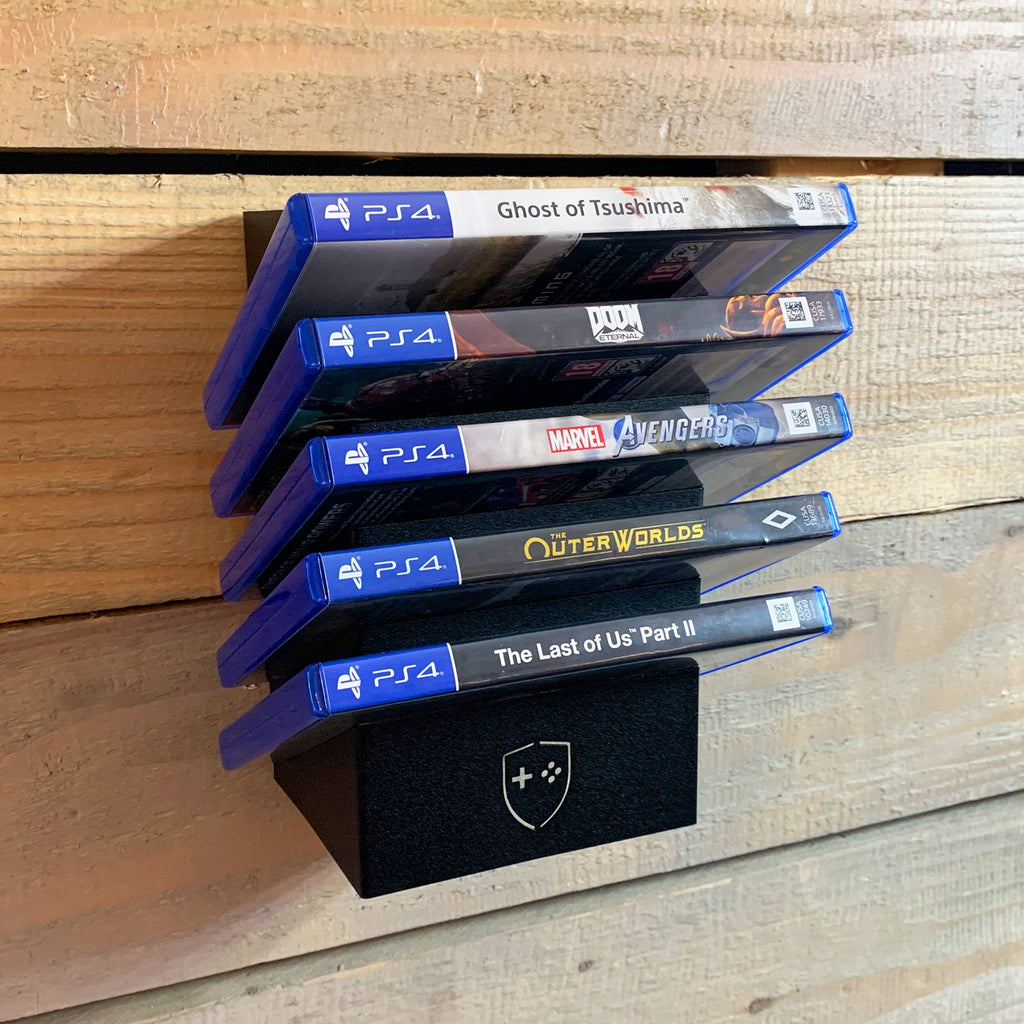 Games Storage Tower Rack | Wall Mount | PS4, Xbox One, BluRay