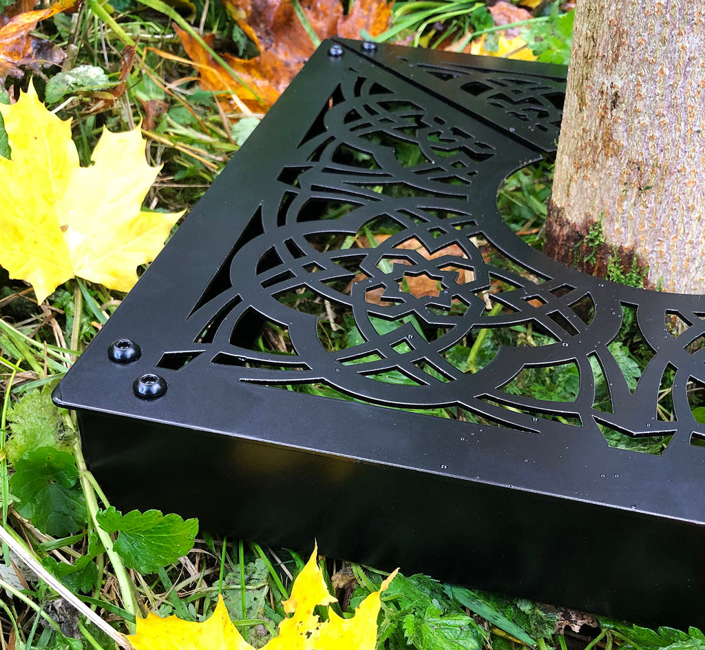 Square Steel Tree Grille – Elegant & Durable - Indoor Outdoors