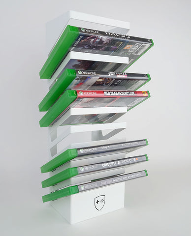 Games Storage Tower Rack | Wall Mount | PS4, Xbox One, BluRay