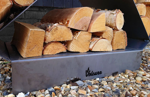 Circular Log Store - 1m Tall - 4 Sections for Logs - Outdoor Use