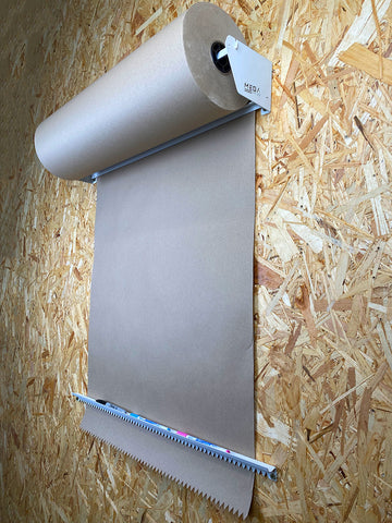 Brown Paper Roll Dispenser - For Offices, Factories, Warehouses