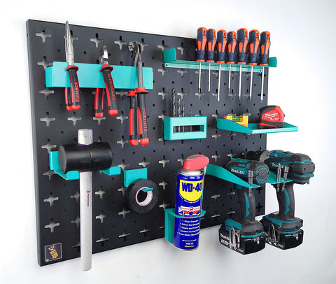 Tool Wall Organiser - Nukeson Tool Wall Starter Kit - Tools & DIY