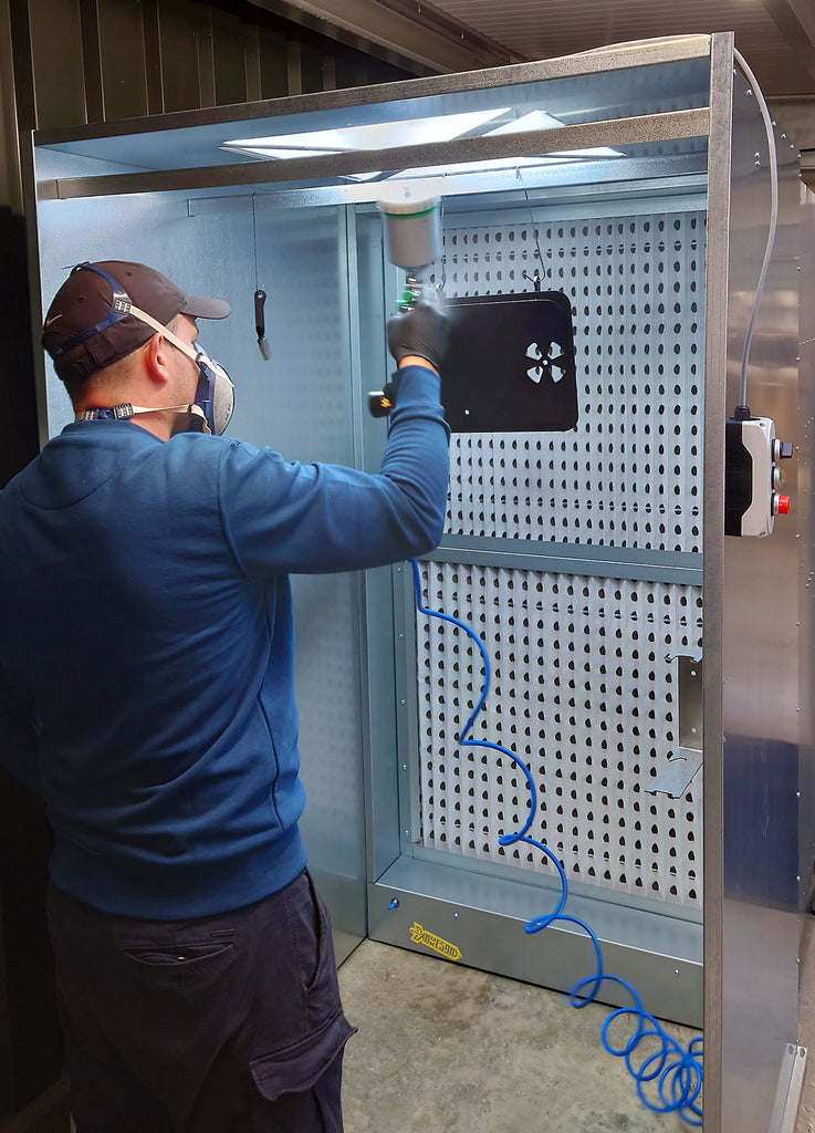 Spray Booth with Full Height Opening - Spray Large & Bulky Items