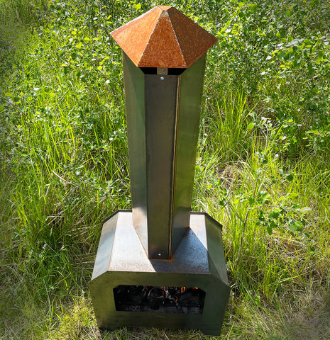 Small Chiminea & Patio Heater | Volcann Ignis