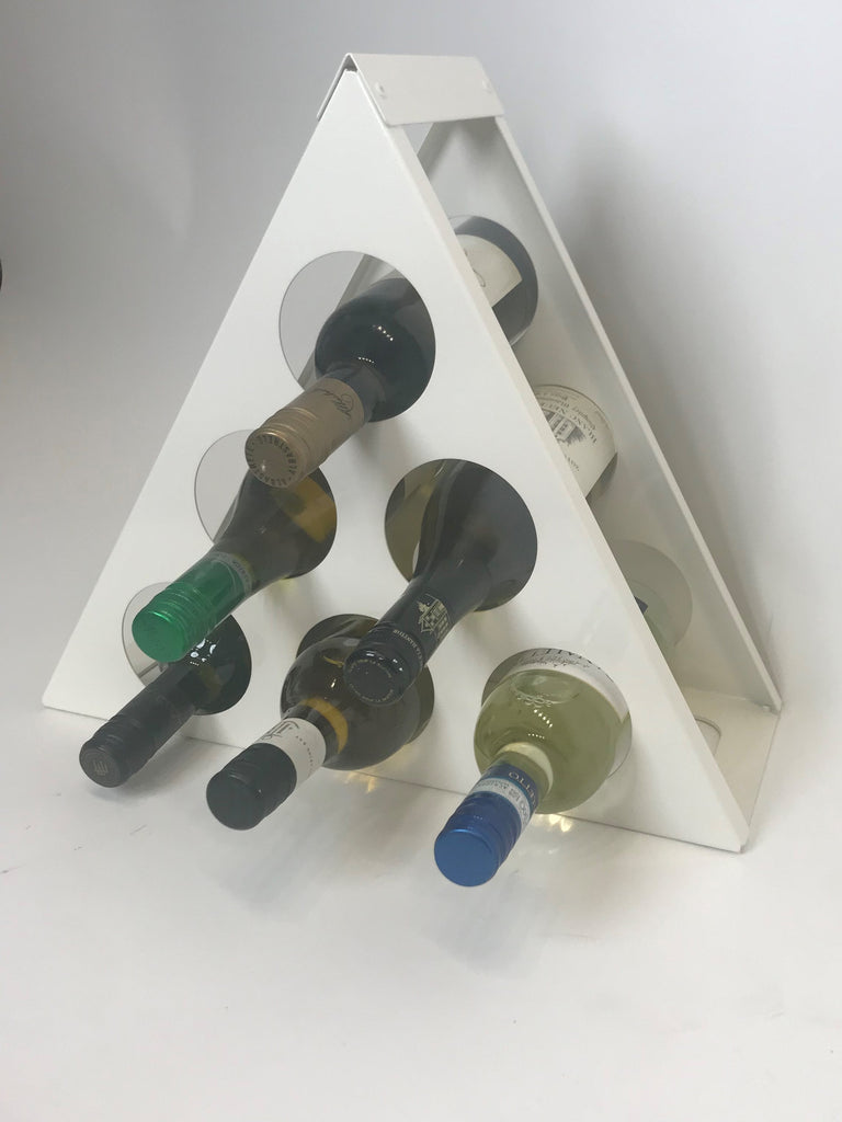 Pyramid Wine Rack | Suitable for Kitchen Worktops & Counters