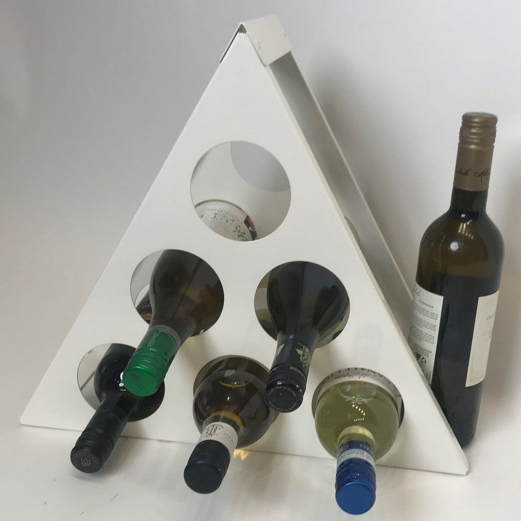 Pyramid Wine Rack | Suitable for Kitchen Worktops & Counters