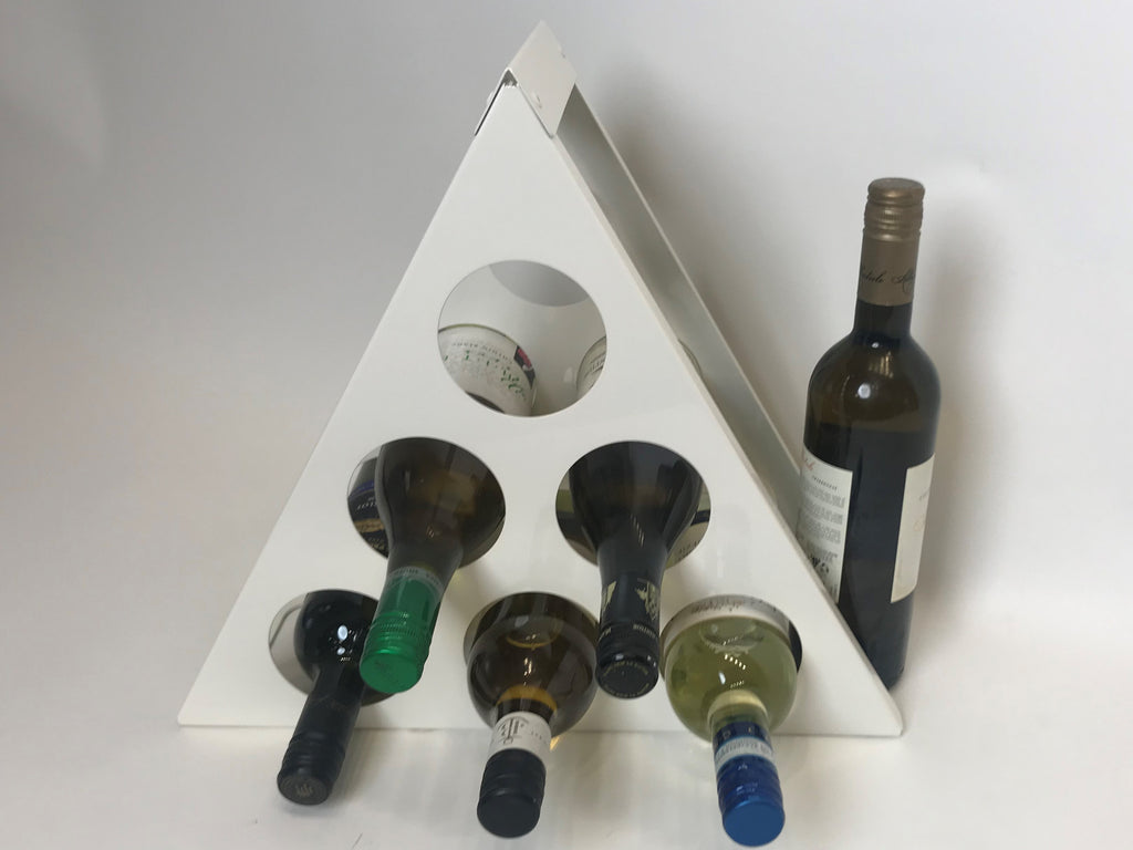 Pyramid Wine Rack | Suitable for Kitchen Worktops & Counters
