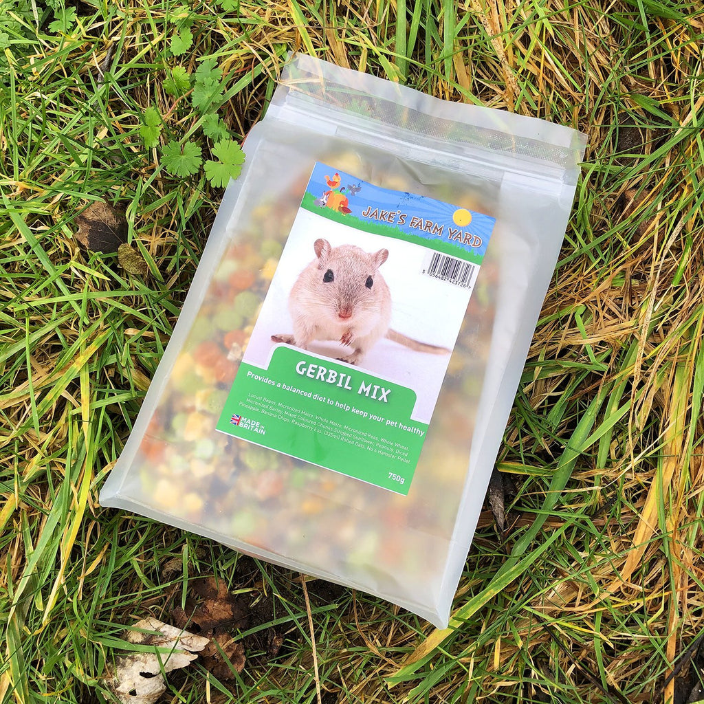Gerbil Feed Mix from Jake's Farm Yard (750g Bag)