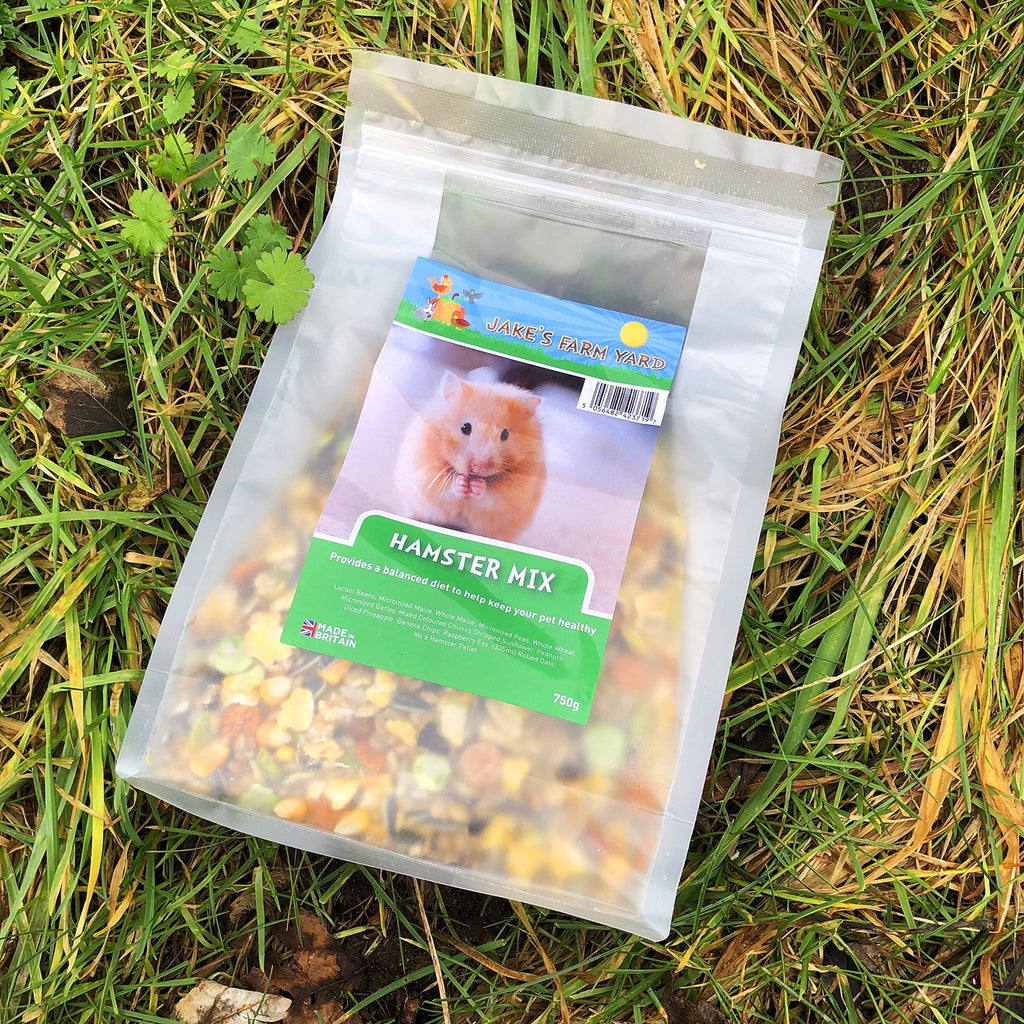 Hamster Feed Mix (750g Bag) from Jake's Farm Yard