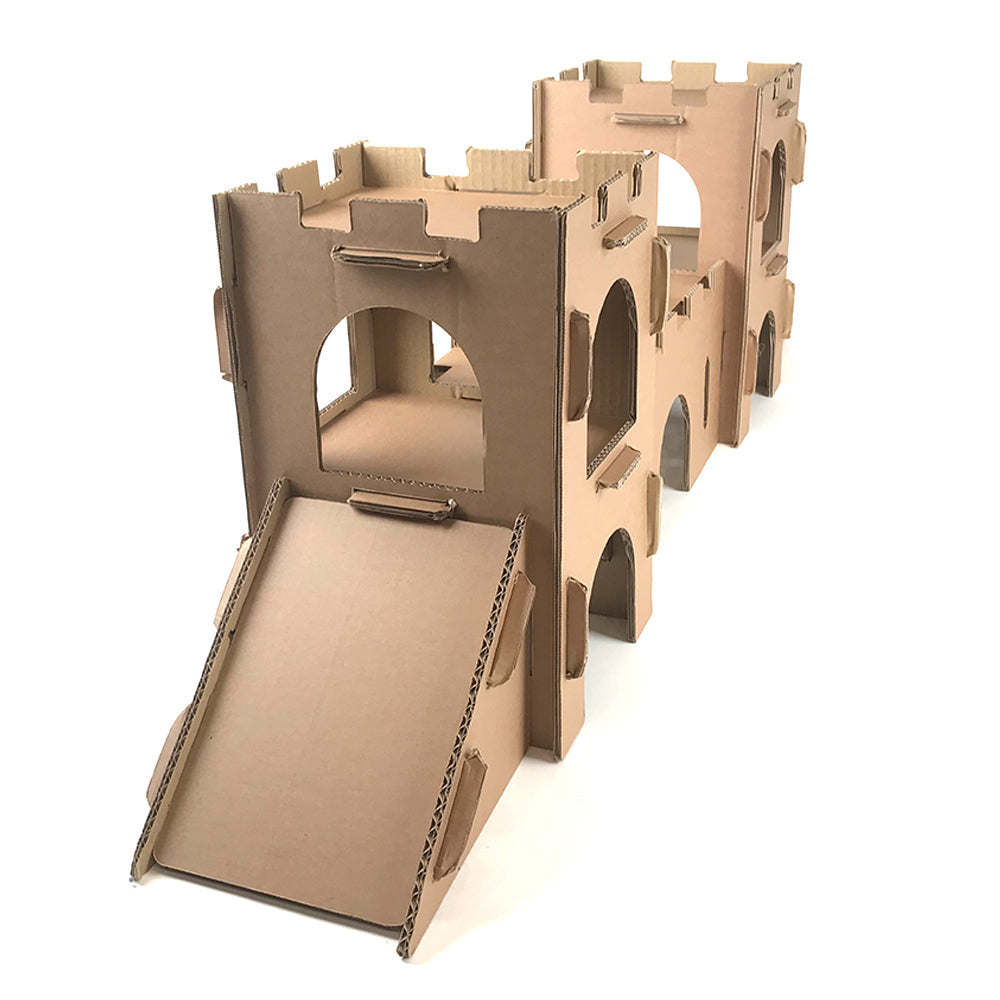 Cardboard Castle for Small Animals | Jake's Farm Yard