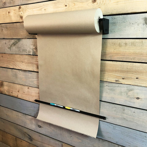 Brown Paper Roll Dispenser - For Offices, Factories, Warehouses