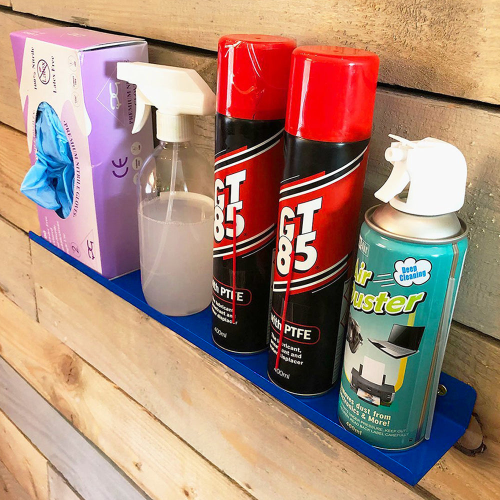 Aerosol Can Shelf - Multi-Purpose Wall Mount Storage