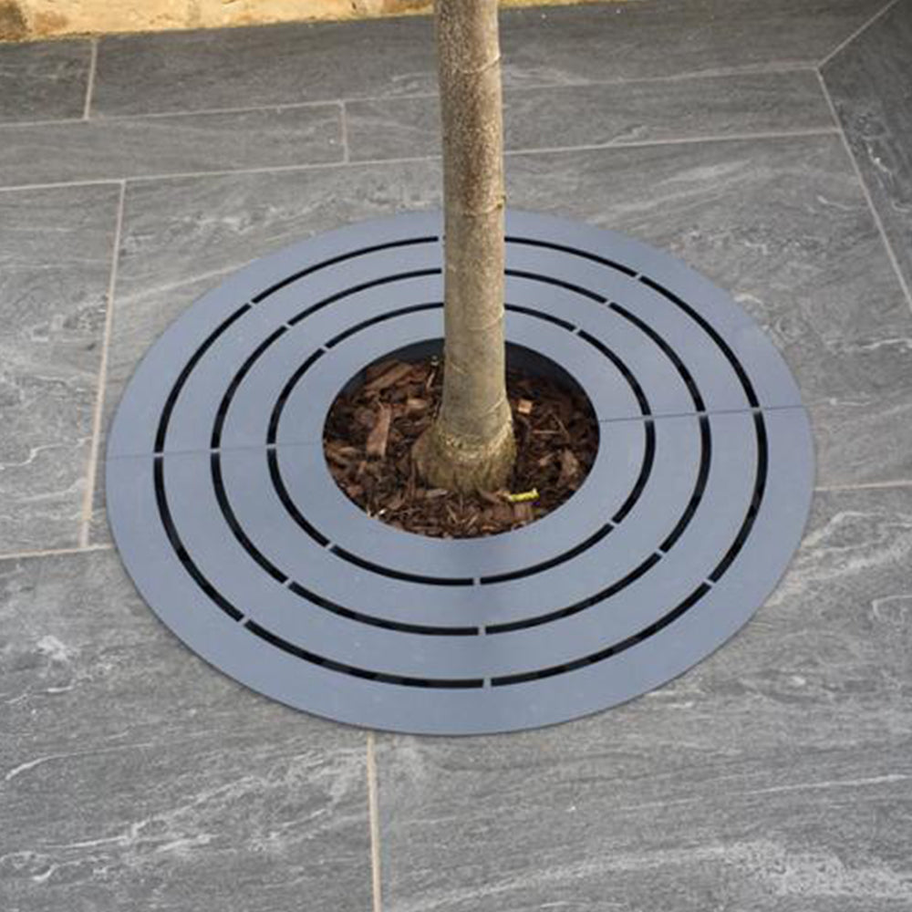Tree Grille - Concentric Design - Galvanised Steel - Made in the UK