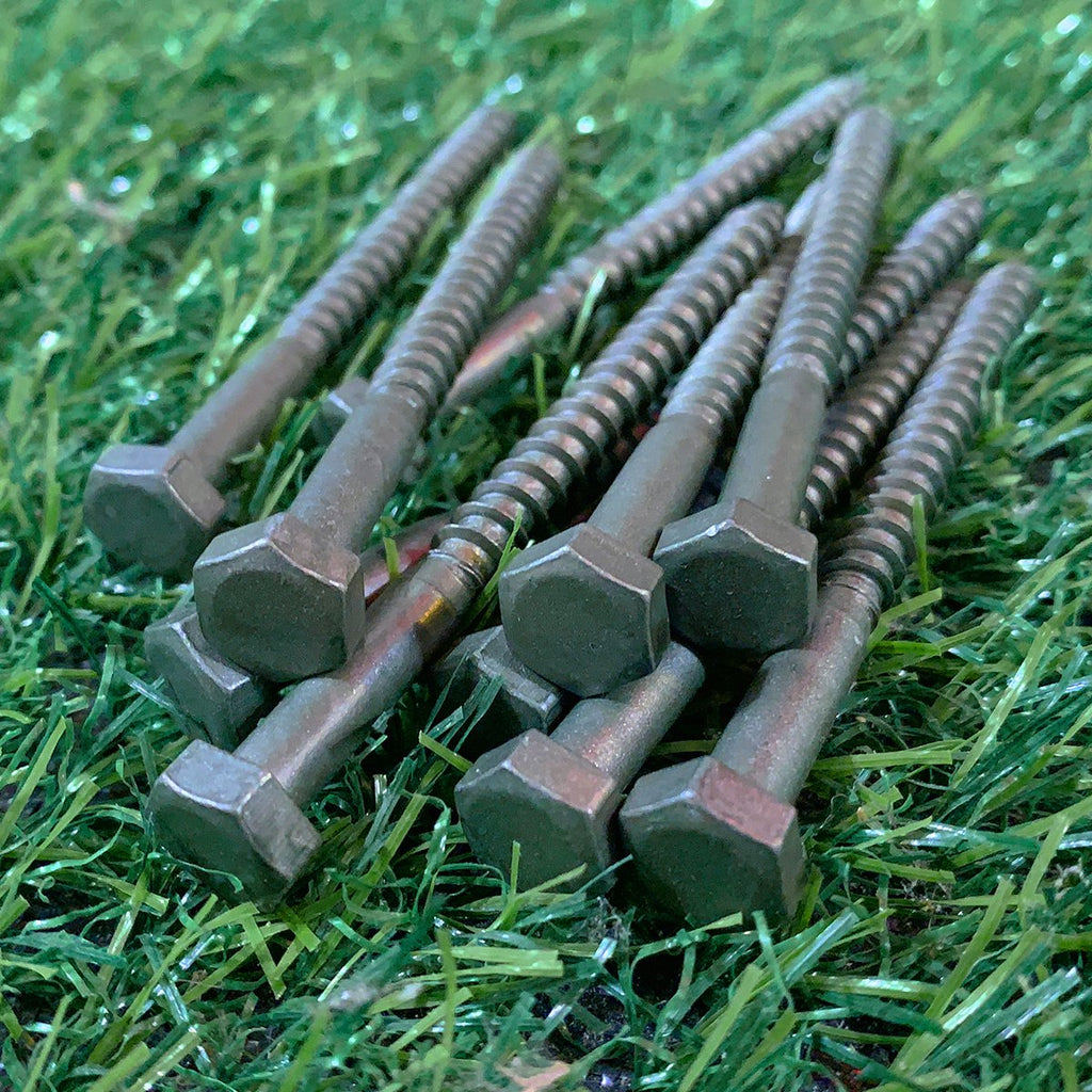 Railway Sleeper Screws - MiniPack (Pack of 10 Screws)