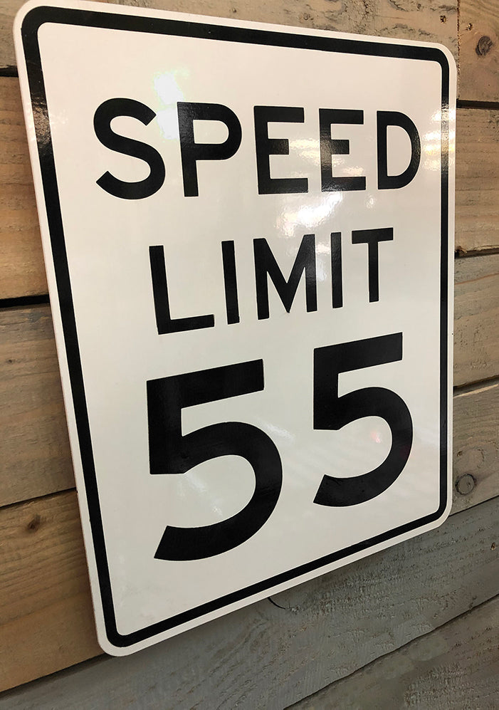 American Speed Limit Sign - Classic Vintage Automobilia