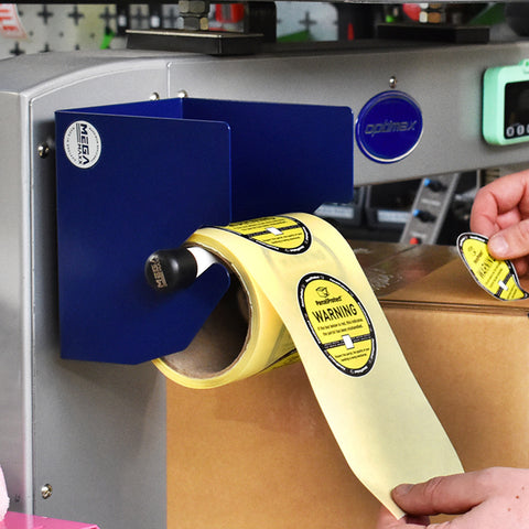 Sticker Roll Dispenser - Easy Wall or Desktop Mounting - UK