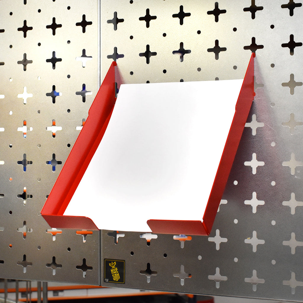 Nukeson Tool Wall - A4 45° Angled Paper Tray - Indoor Outdoors