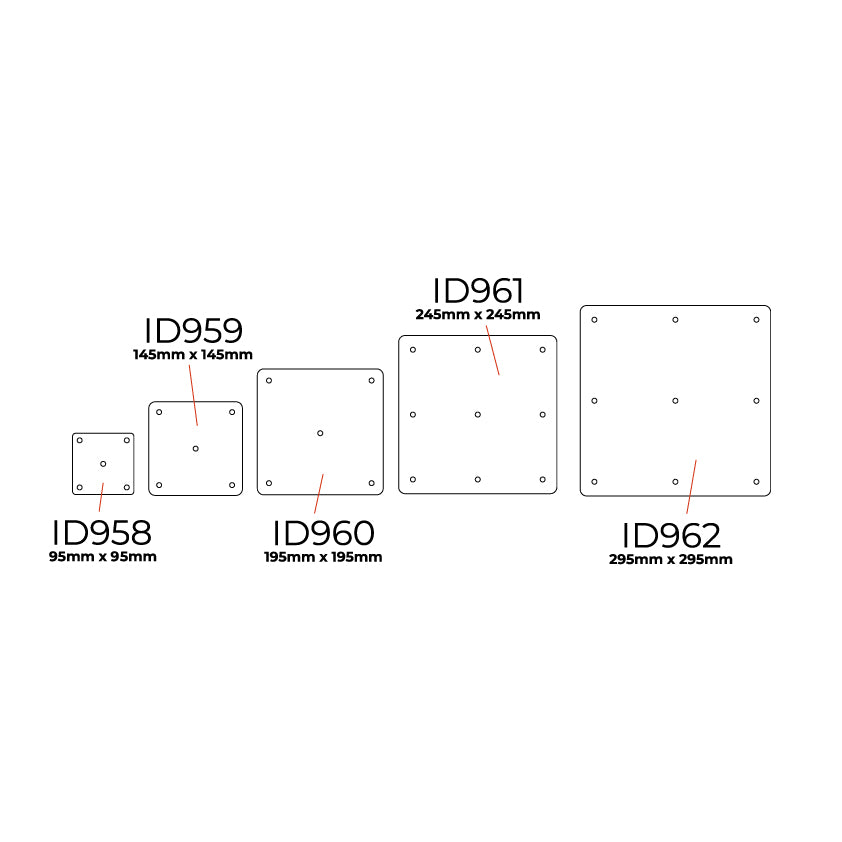 Multipurpose Square Railway Sleeper Joining Brackets | Indoor Outdoors ...
