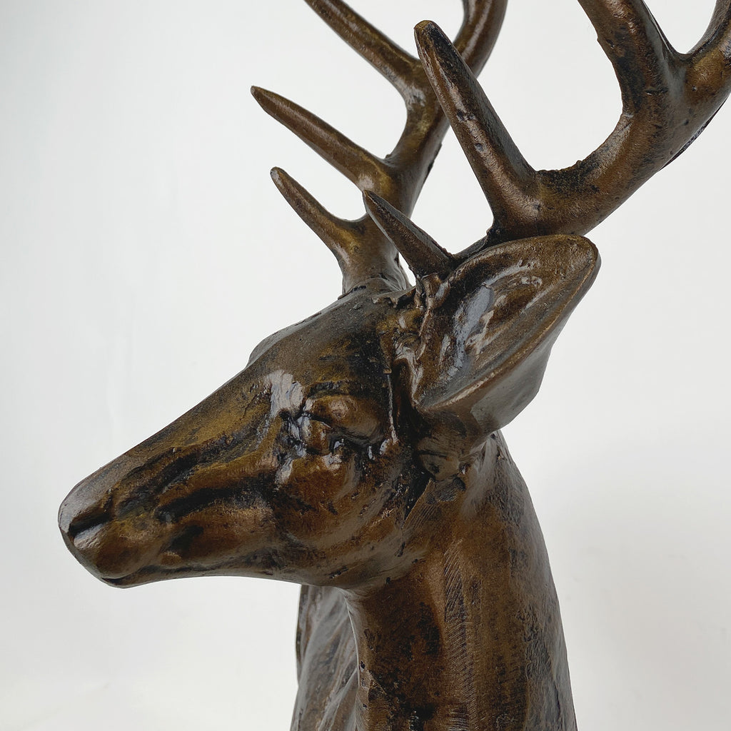 Bronze Stag Sculpture - Bronze Effect Finish - Fergus McArthur