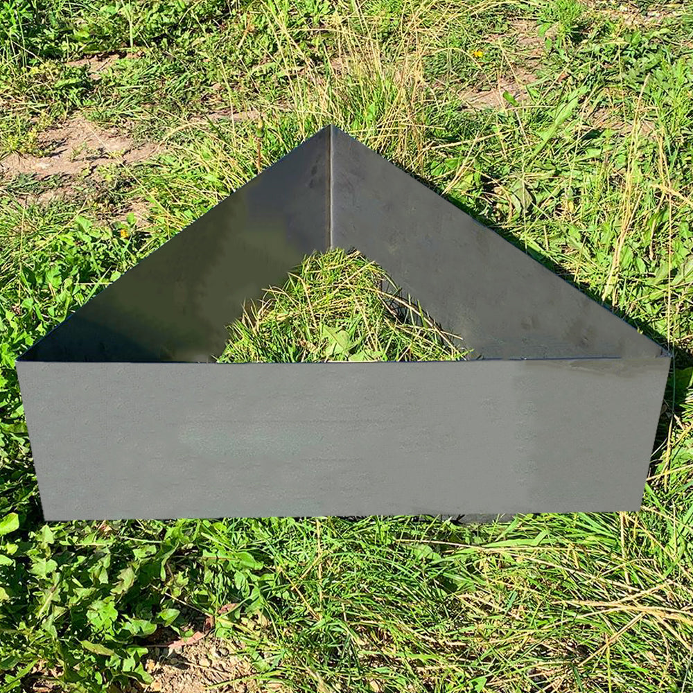 Triangle Planter - Rustic Steel Design - Made in UK