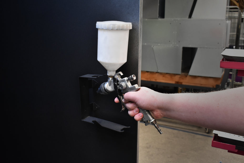 Spray Gun Holder & Storage Bracket - Side Mounted Version