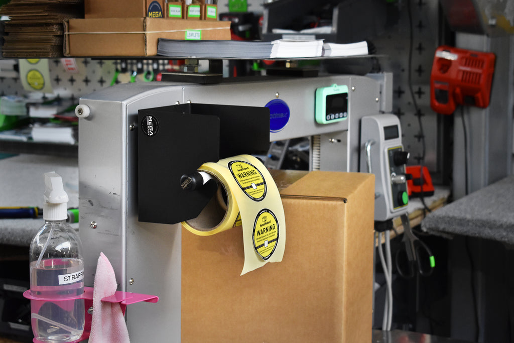 Sticker Roll Dispenser - Easy Wall or Desktop Mounting - UK