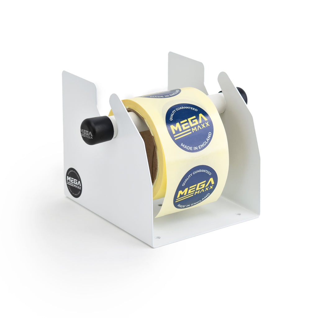 Sticker Roll Dispenser - Easy Wall or Desktop Mounting - UK