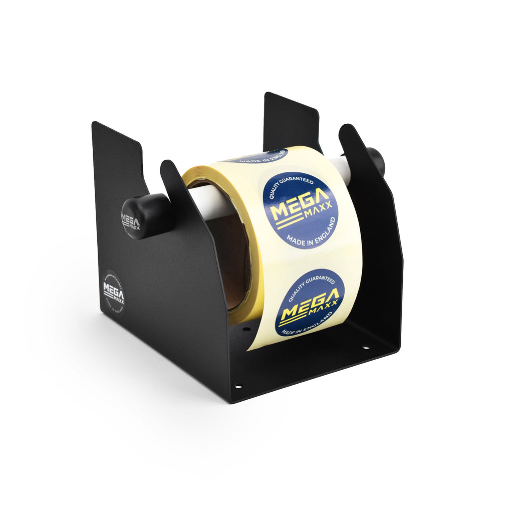 Sticker Roll Dispenser - Easy Wall or Desktop Mounting - UK