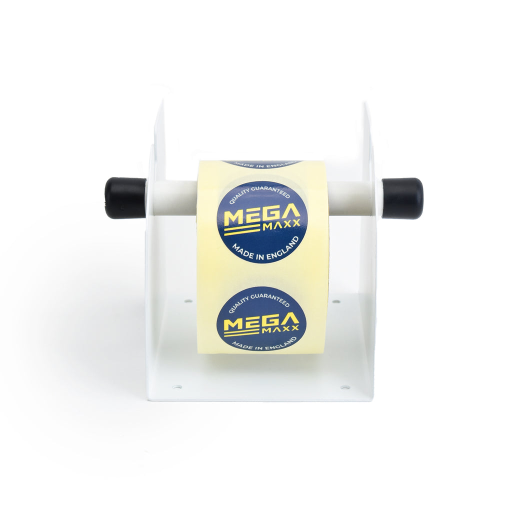 Sticker Roll Dispenser - Easy Wall or Desktop Mounting - UK