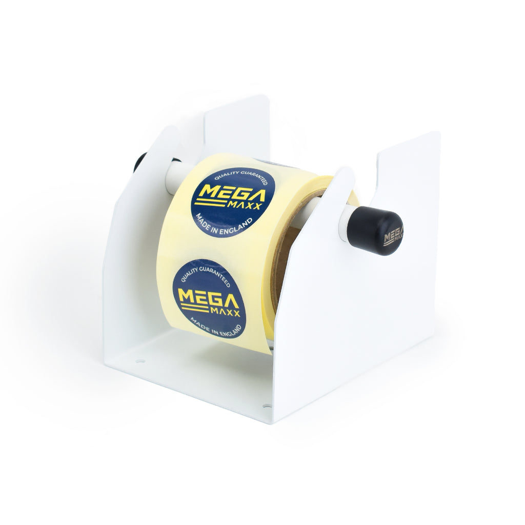 Sticker Roll Dispenser - Easy Wall or Desktop Mounting - UK