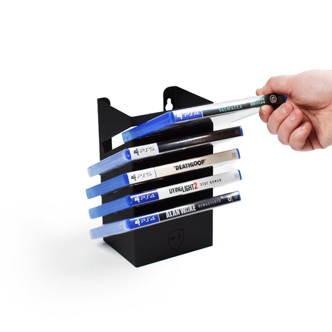 Games Storage Tower Rack | Wall Mount | PS4, Xbox One, BluRay