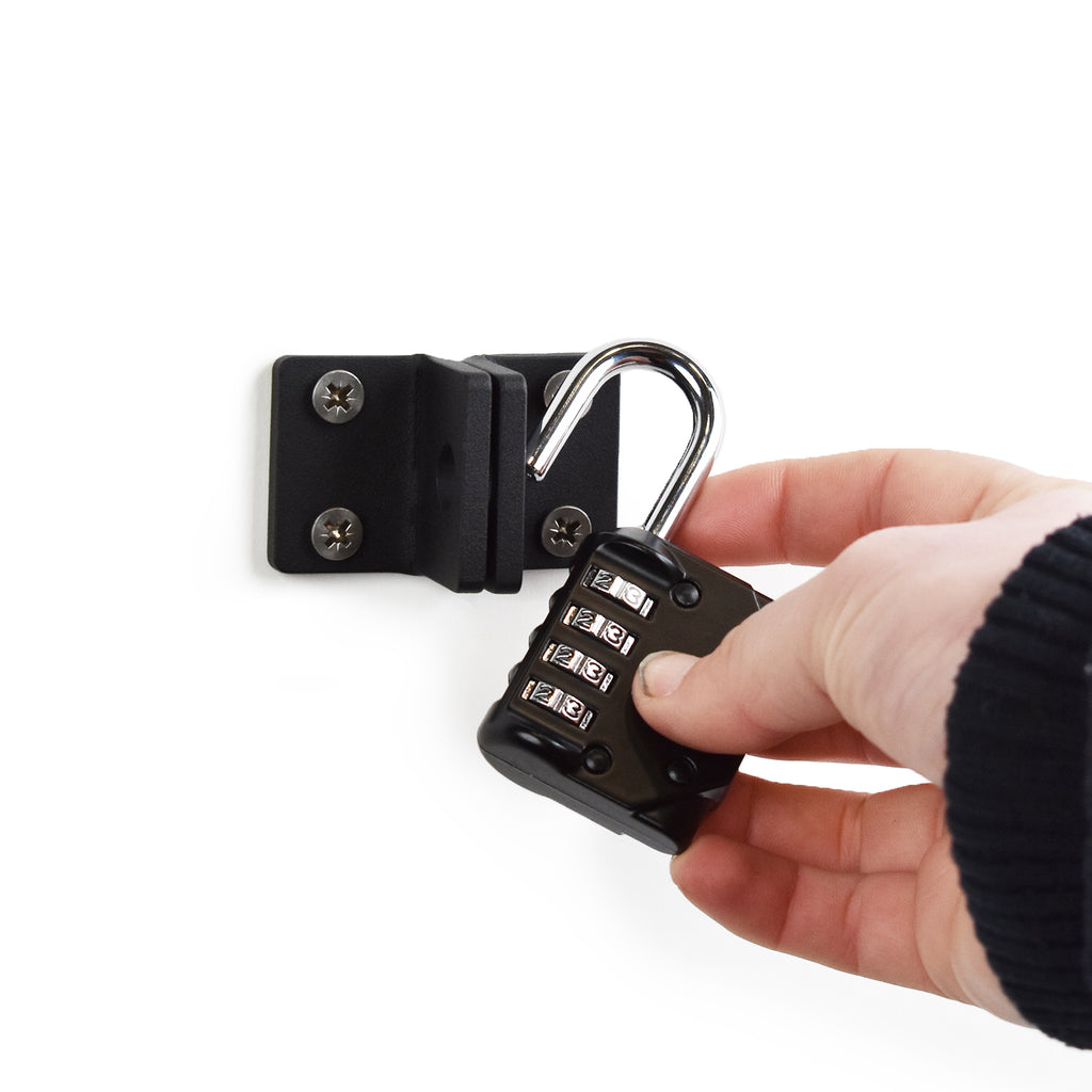 Heavy Duty Padlock Hasp Locking Bracket - Extra Strong Steel