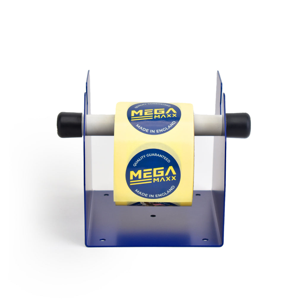 Sticker Roll Dispenser - Easy Wall or Desktop Mounting - UK