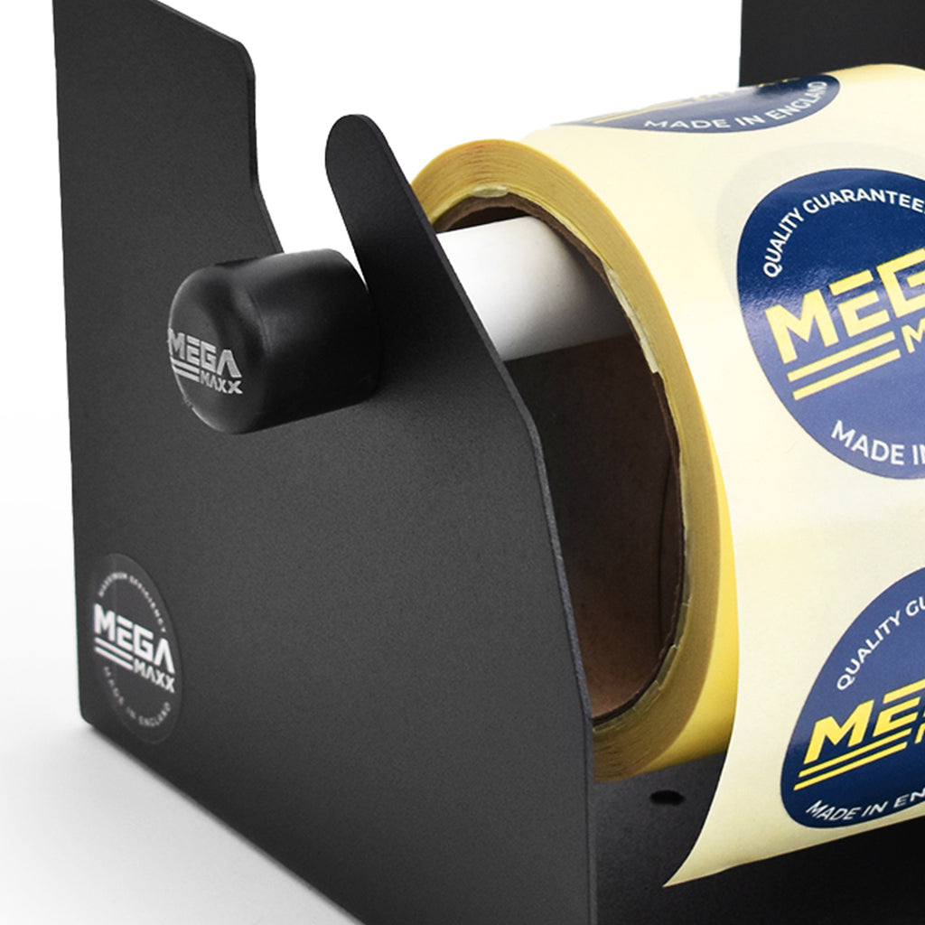 Sticker Roll Dispenser - Easy Wall or Desktop Mounting - UK