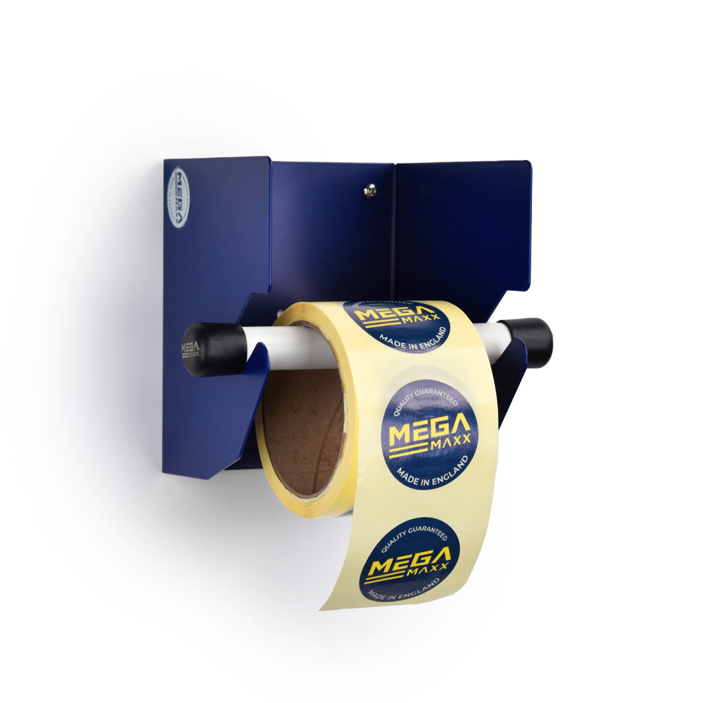 Sticker Roll Dispenser - Easy Wall or Desktop Mounting - UK