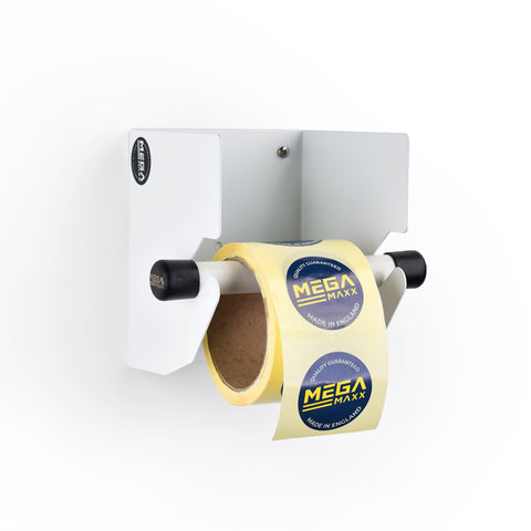 Sticker Roll Dispenser - Easy Wall or Desktop Mounting - UK