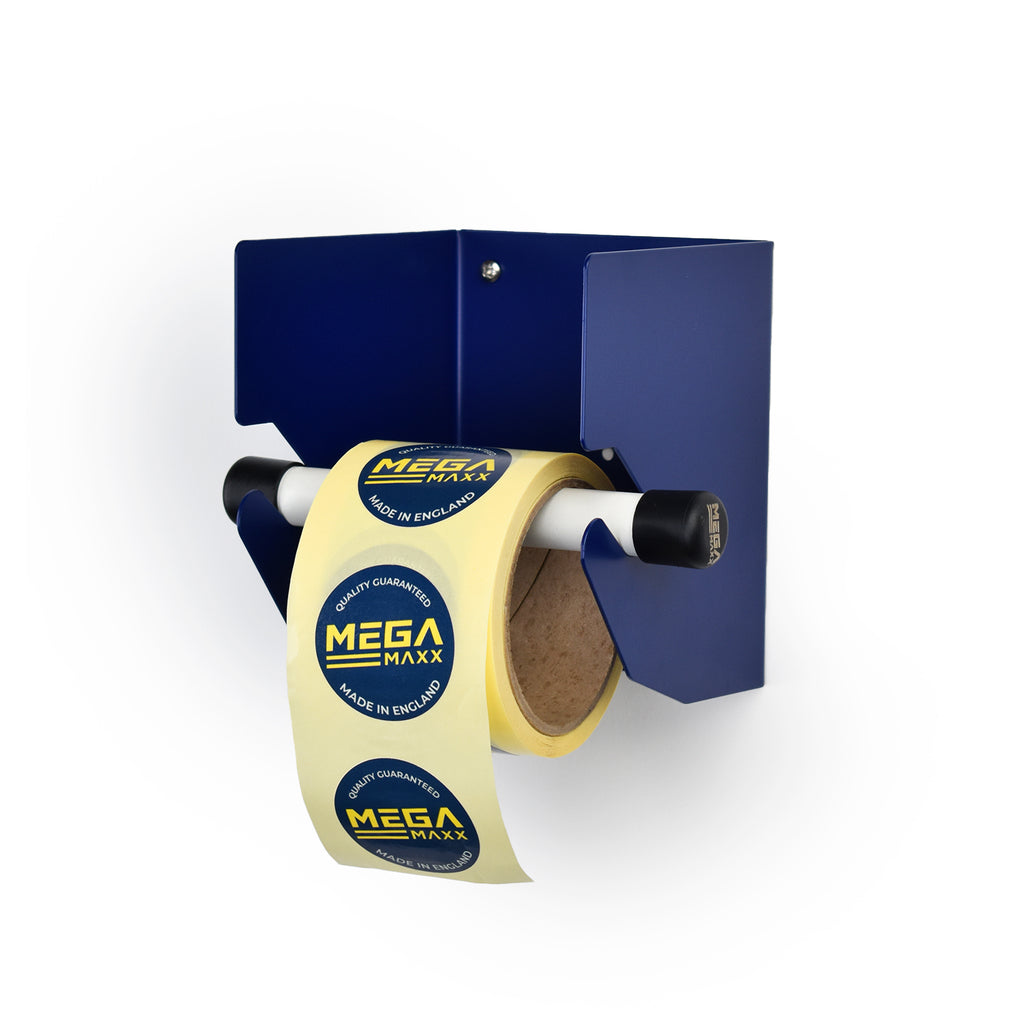 Sticker Roll Dispenser - Easy Wall or Desktop Mounting - UK
