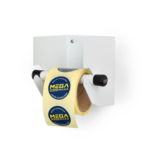 Sticker Roll Dispenser - Easy Wall or Desktop Mounting - UK