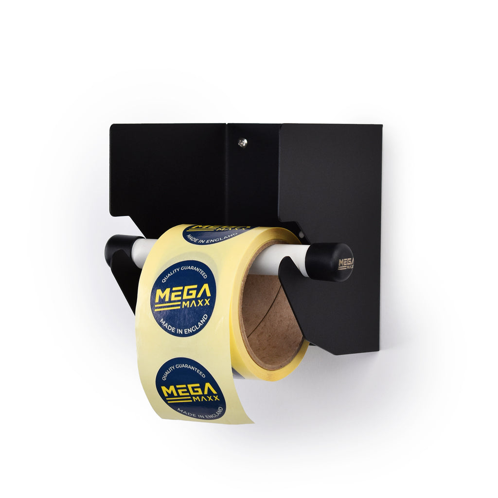 Sticker Roll Dispenser - Easy Wall or Desktop Mounting - UK