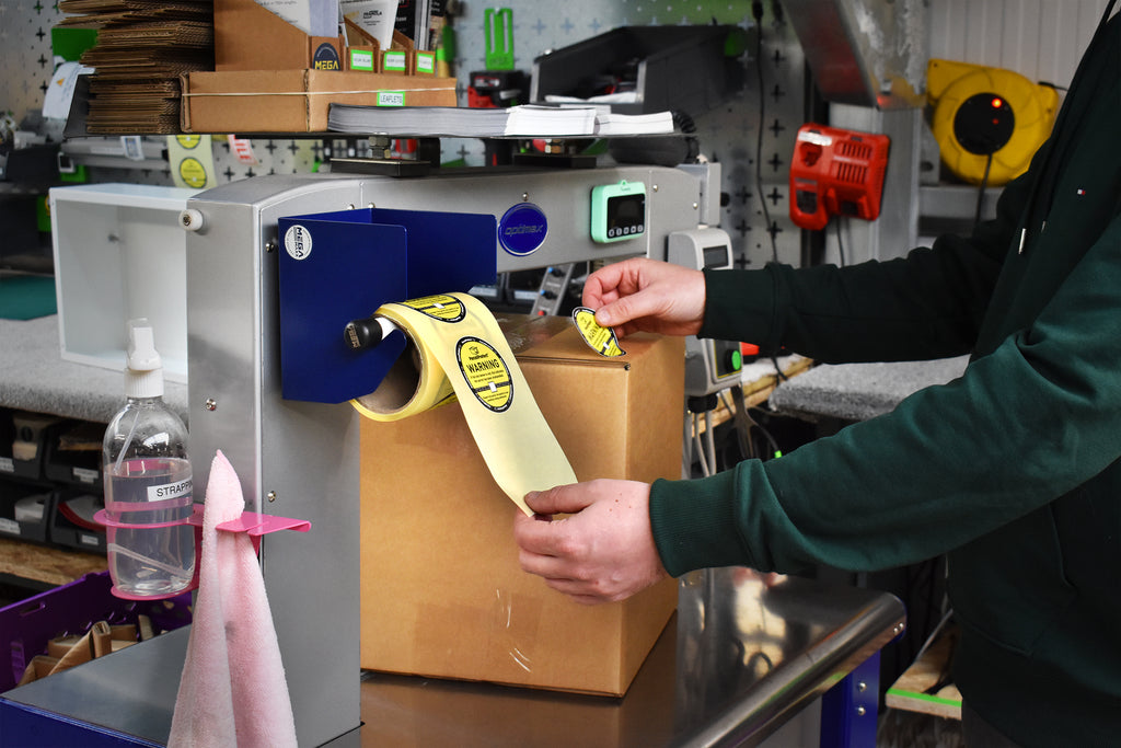 Sticker Roll Dispenser - Easy Wall or Desktop Mounting - UK