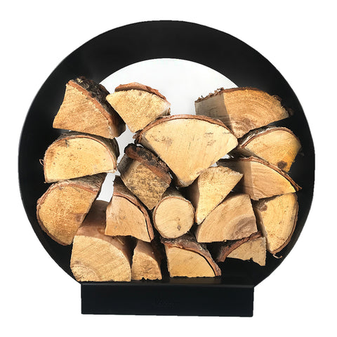 Circular Log Store | Volcann | Store Logs Next To Your Fireplace