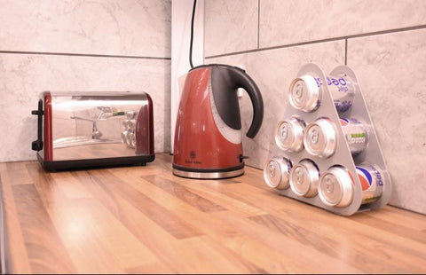 Can Storage Pyramid - Store Up to 6 Cans of Drink