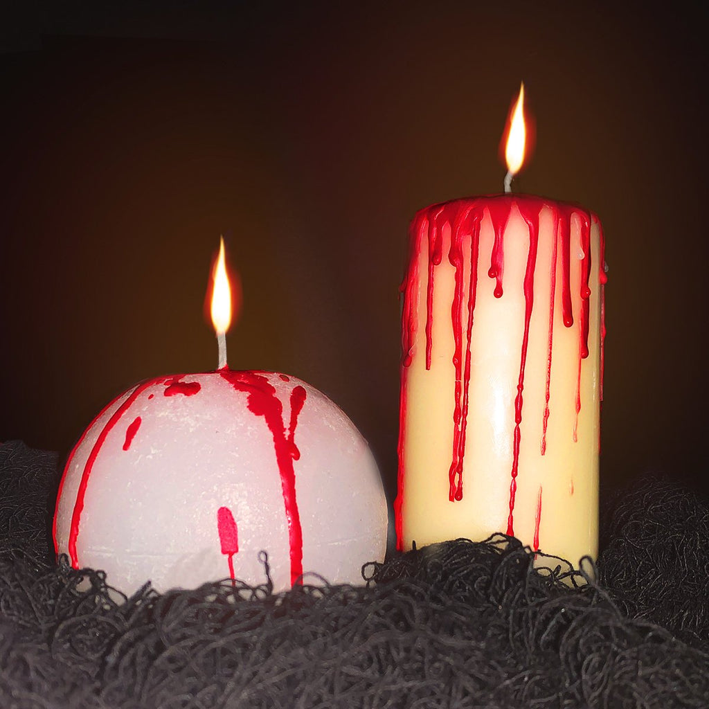 Bleeding Candles - Spooky Halloween - 3 Shapes & Sizes